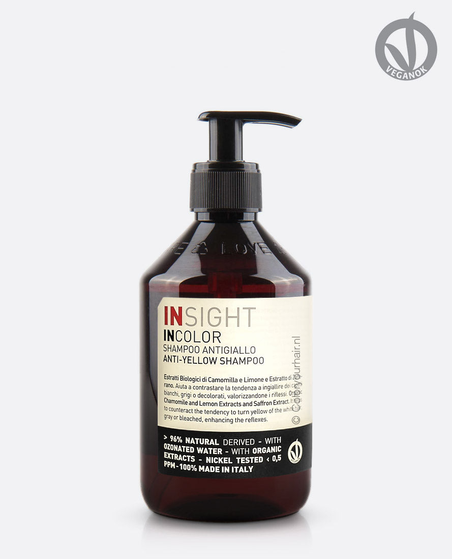 INSIGHT Anti-Yellow Shampoo 400ml • Coloryourhair.nl